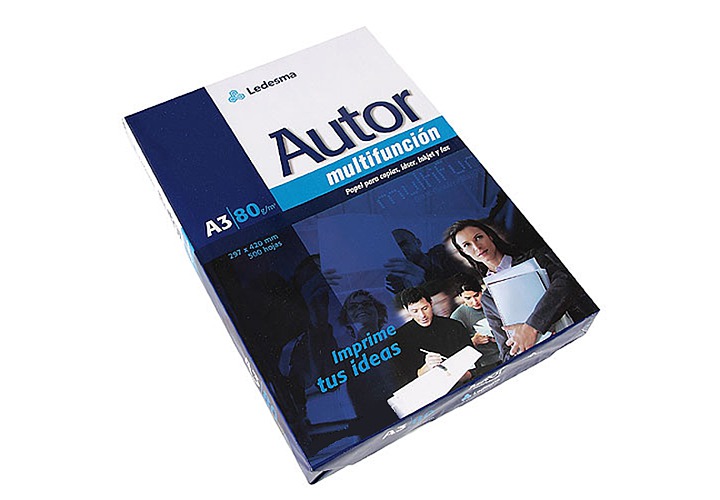 Resma Autor A3, 80 grs, x 500 hojas, Doble Iram en PlanetOffice
